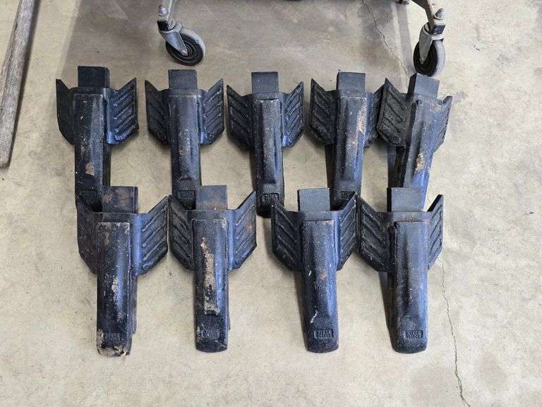 (9) Wiese Ripper Points, Part #: 761242, New, For John Deere Ripper ...