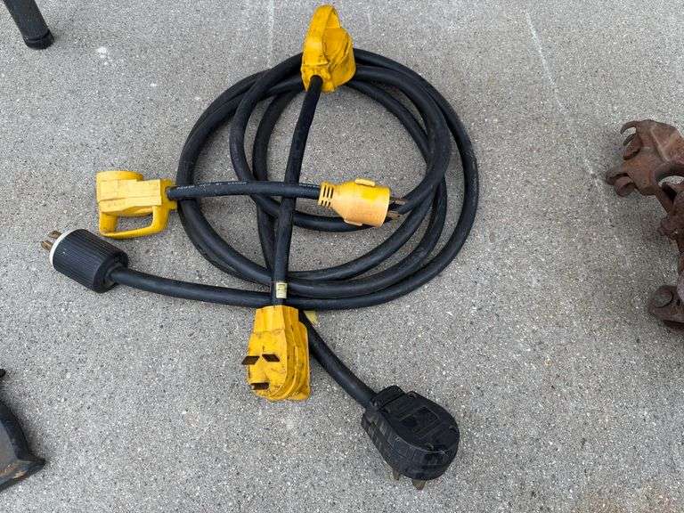 220V Cord (6’) and Adapter Ends - Fragodt Auction and Real Estate LLC