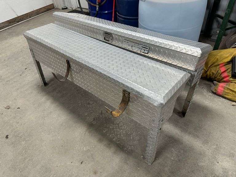 Delta Champion Side Rail Aluminum Toolboxes, Buying Both for One Money ...