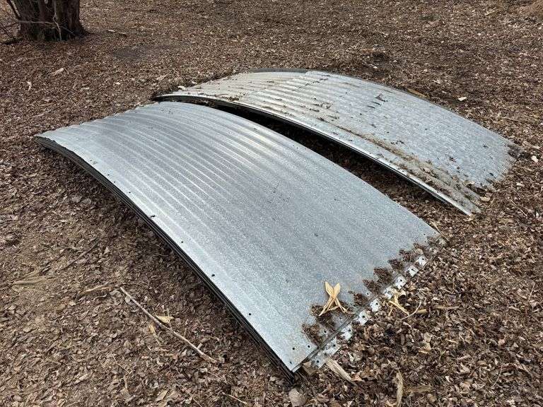 Approx 19 Sheets of Bin Steel, 45”x10’, Buying All for One Money ...