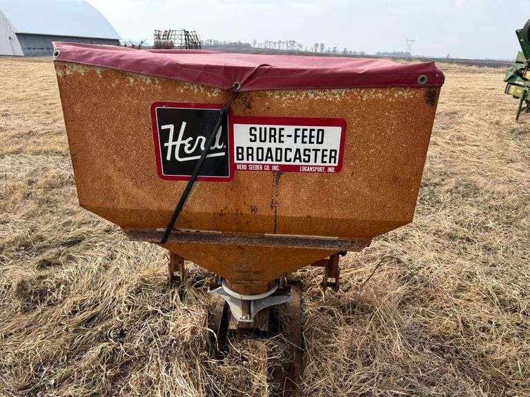 Herd Sure-Feed 3pt Broadcast Spreader, 540pto - Fragodt Auction and ...