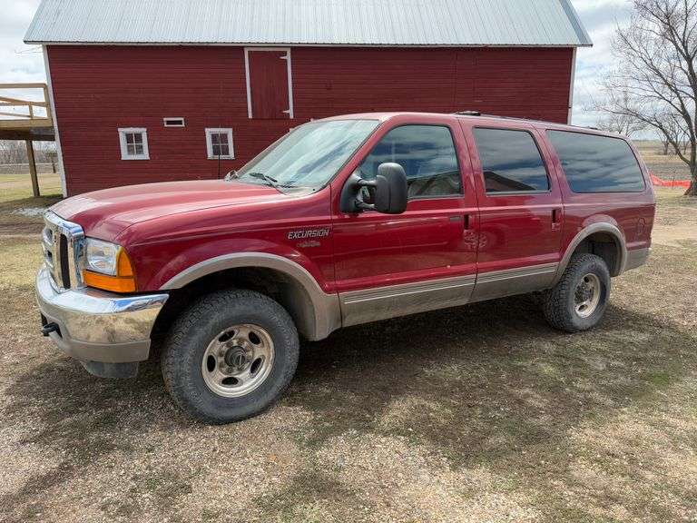 2000 Ford Excursion, 4x4, 254K Miles, Good Tires, New Battery, 3rd Row ...