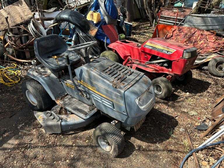 Murry and Mastercraft Riding Lawn Mowers, *For Parts or Repair ...