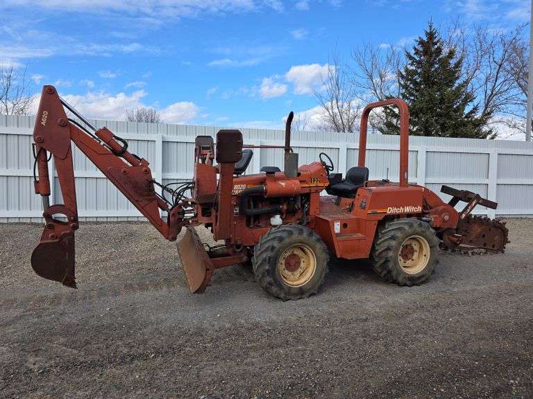 Ditch Witch 8020 Turbo Ditcher with A620 Backhoe and H910 Ditcher ...