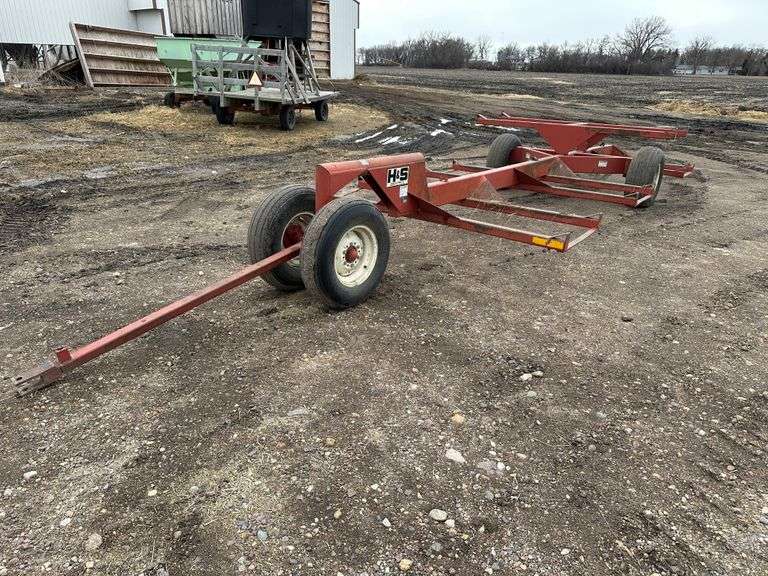 H+S Bale Wagon for 8 Round Bales - Fragodt Auction and Real Estate LLC