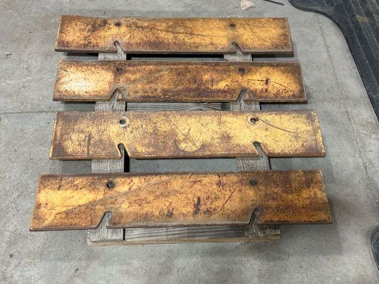 (4) Skid Loader Counter Weights, Set of 4 and Each Weighing 25lbs ...