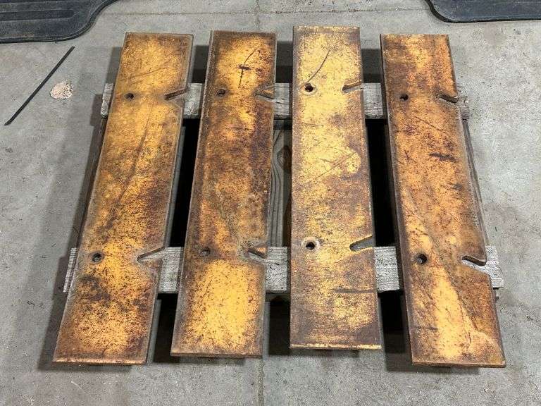 (4) Skid Loader Counter Weights, Set of 4 and Each Weighing 25lbs ...