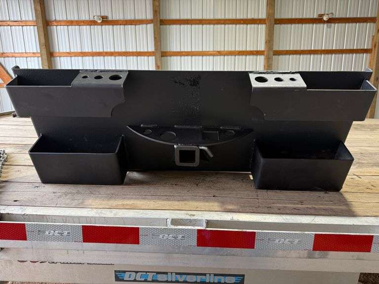 (2) Heavy Duty Do-All Receiver Hitch Skid Steer Plates with Chain ...