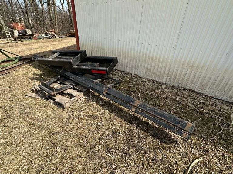 (2) 500 Gallon Demco Tanks with Mounting Frames, Came off a John Deere ...