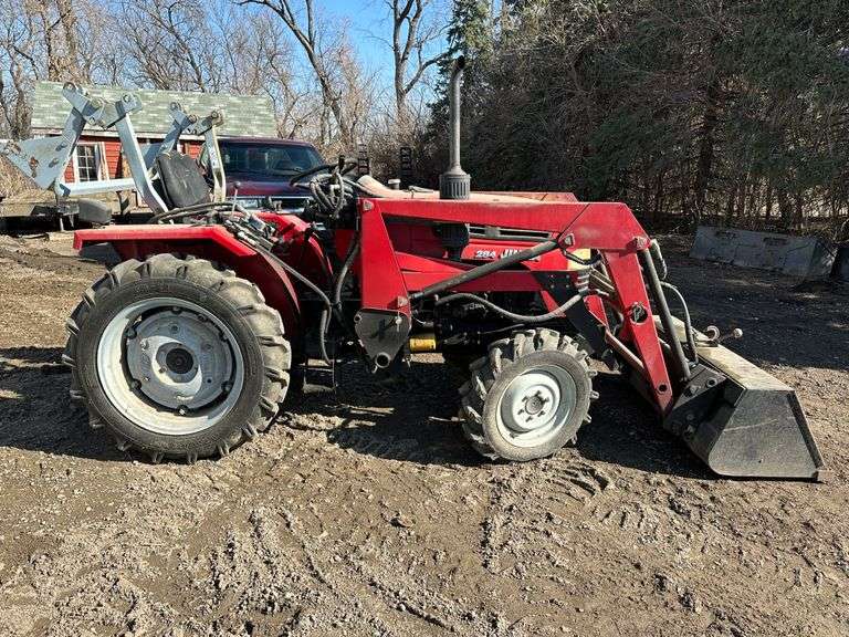 Jinma Model 284 MFWD Tractor with Loader, 3pt, 540 PTO, 3 Cylinder ...