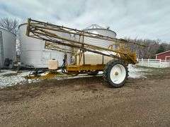 Ag Chem Pull Type Sprayer, 1000 Gallon Tank and Rinse Tank, 90’ Booms ...