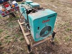Onan Engine, 4 Cylinder Diesel, Turns Over, Unknown Working Condition ...