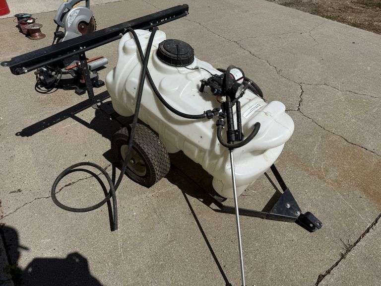 SMV Lawn Sprayer, 25 Gallon Tank, 12V 2.2 GPM Pump, Wand - Fragodt ...