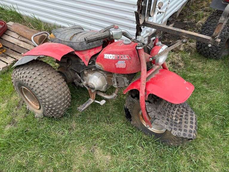 Honda ATC 110 3 Wheeler, Non Running, For Parts or Repair - Fragodt ...