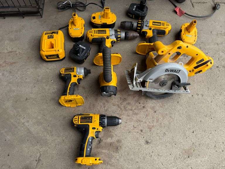 DeWalt 18V Tools, Batteries, and Chargers - Fragodt Auction and Real ...