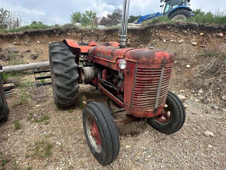 International Model 600 Tractor, Starts on Gas then Switches to Diesel ...