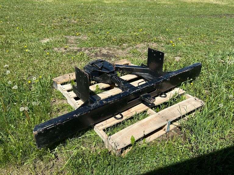 Ag Bumper, Spring Hitch, 34” Wide For Frame Hookup - Fragodt Auction ...
