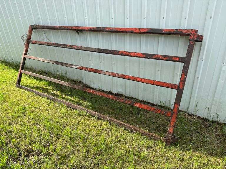 10’ Square Tube Gate, 2” Tube - Fragodt Auction and Real Estate LLC