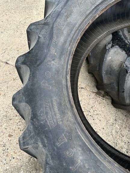 (2) 18.4x38 BF Goodrich 8 Ply Tires, No Breaks or Boots, Good Tires Per ...