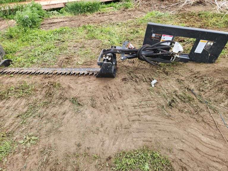 Wolverine Skid Loader Sickle Mower, Skid Loader Quick Attach, 6’ Bar ...