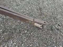 Flat Rack on 4 Wheel Gear, Wood Deck, 94”x161”, hoist - Fragodt Auction ...