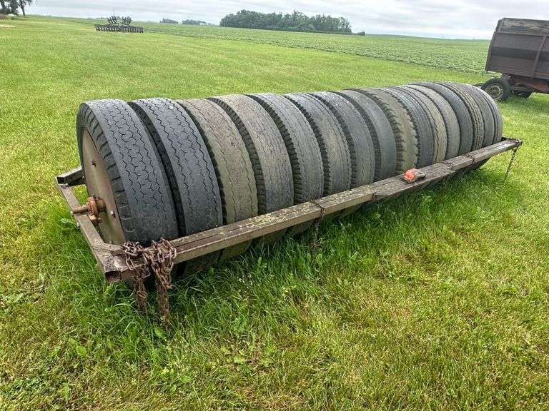 Home Made Wheel Packer with 16 Truck Tires, Approx 12’ Wide - Fragodt ...