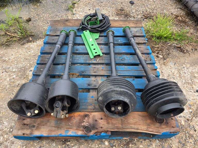 PTO Shafts with Sprocket Drive for Older Bean and Corn Heads, (Hex Head ...