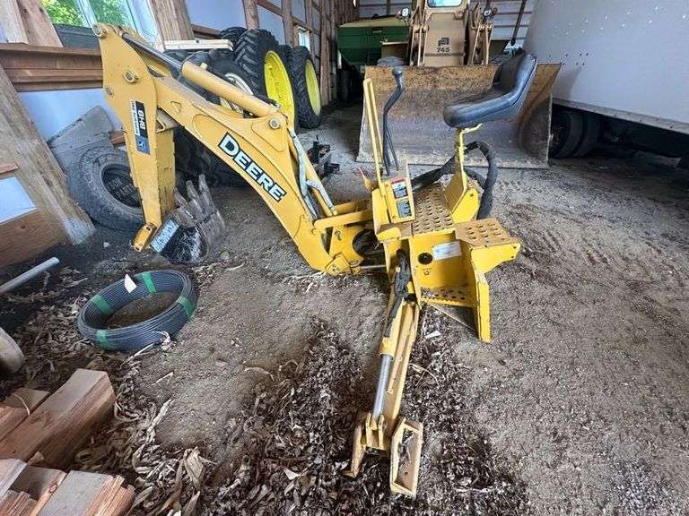 John Deere Model BH8 Backhoe Attachment, 14” Bucket, Skid Loader ...