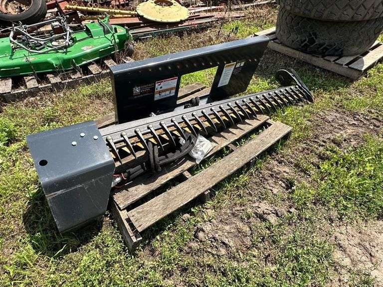 Wolverine Skid Loader Mount Sickle Mower, 6’ Cut with Hoses and Ends ...
