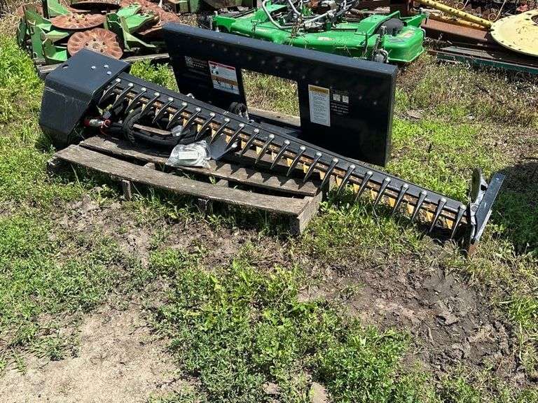 Wolverine Skid Loader Mount Sickle Mower, 6’ Cut with Hoses and Ends ...