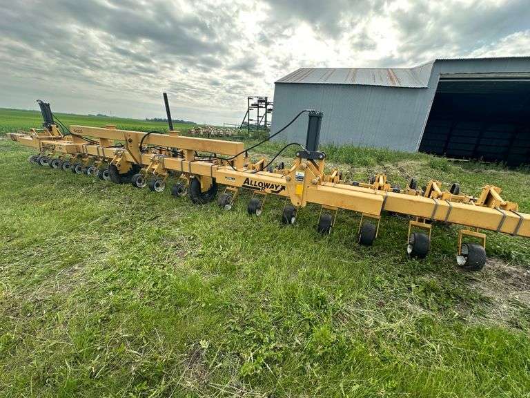 Alloway Rau 3030 Rear Mount Cultivator, Fold up Wings, Rolling Shields ...
