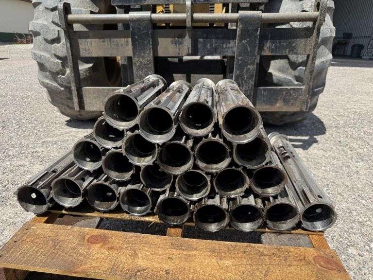 John Deere Stalk Rolls, 12 Rows (24 Pieces), Taken off a John Deere ...