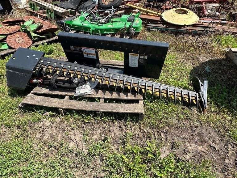 Wolverine Skid Loader Mount Sickle Mower, 6’ Cut with Hoses and Ends ...