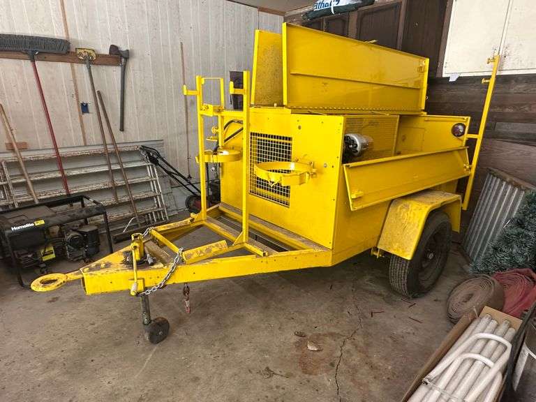 Hesko Mobile Power Unit, Model 1500 10 Generator and Pump, Runs on LP ...