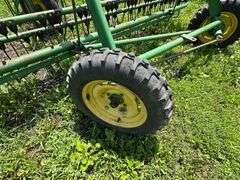 John Deere 673 Side Delivery Rake, 5 Bar, with Dolly, Left Hand ...