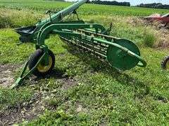 John Deere 673 Side Delivery Rake, 5 Bar, with Dolly, Left Hand ...