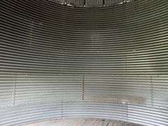 Butler 24’ Grain Bin, with Full Aeration Floor, Staircase Ladder ...