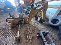 John Deere Model BH8 Backhoe Attachment, 14” Bucket, Skid Loader ...