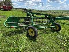 John Deere 673 Side Delivery Rake, 5 Bar, with Dolly, Left Hand ...