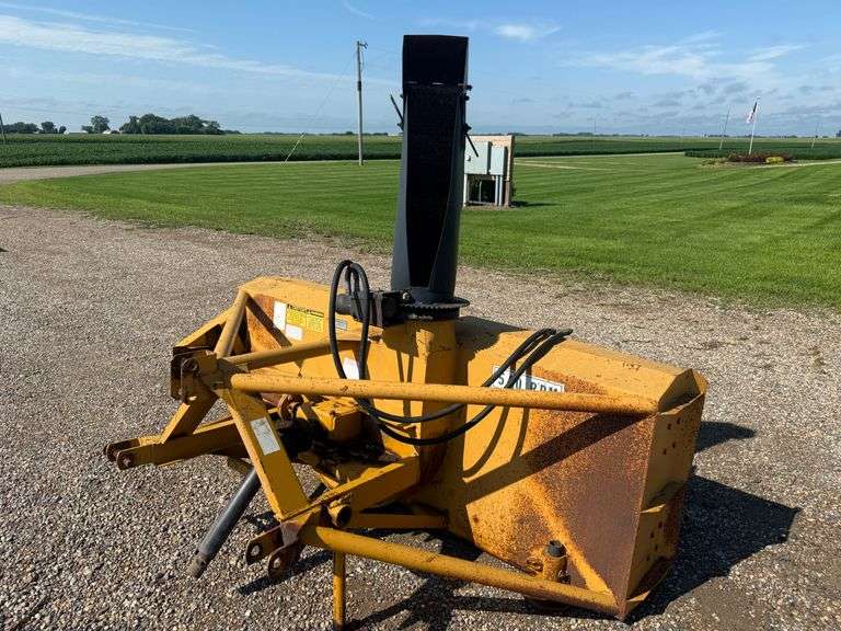 Lorenz 8’ Snowblower, 540 PTO, Dual Beater, 2 Stage, Hydraulic Chute ...