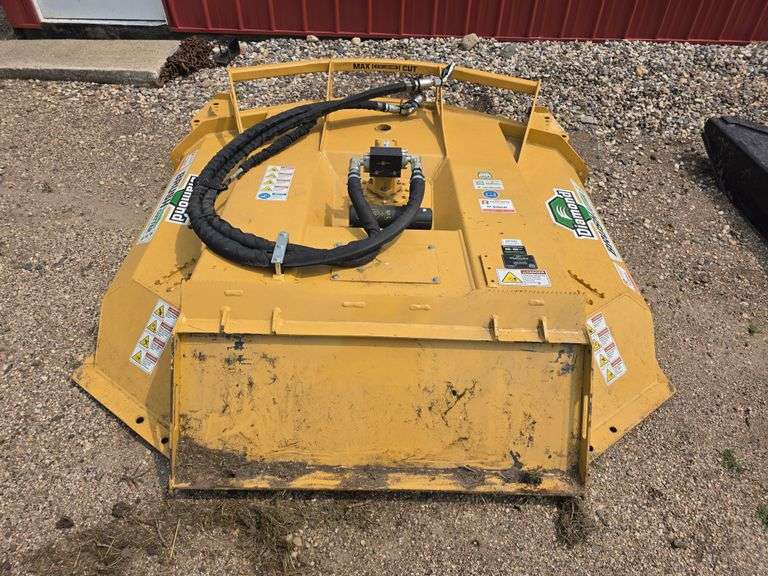 Diamond Brush Cutter Pro Skid Loader Brush Cutter, 21-28 GPM Flow, 72 ...