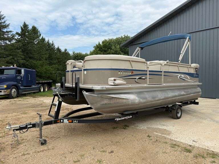 2008 Sylvan Mirage 20’ Pontoon Model 8520 with Mercury 4-Stroke Motor ...