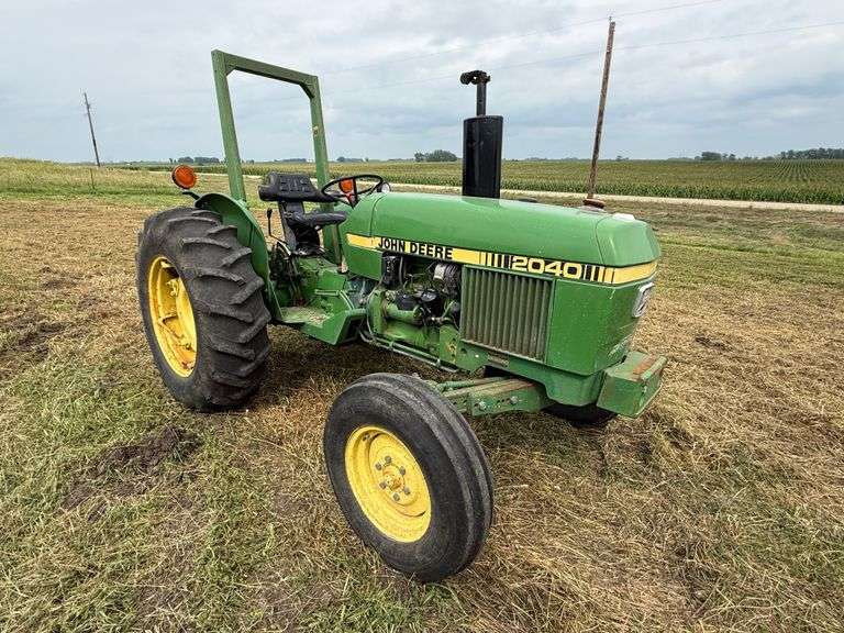 1982 John Deere 2040 Tractor, 14.9 x 28 Rears, 7:50 – 16 Fronts, 1 Set ...