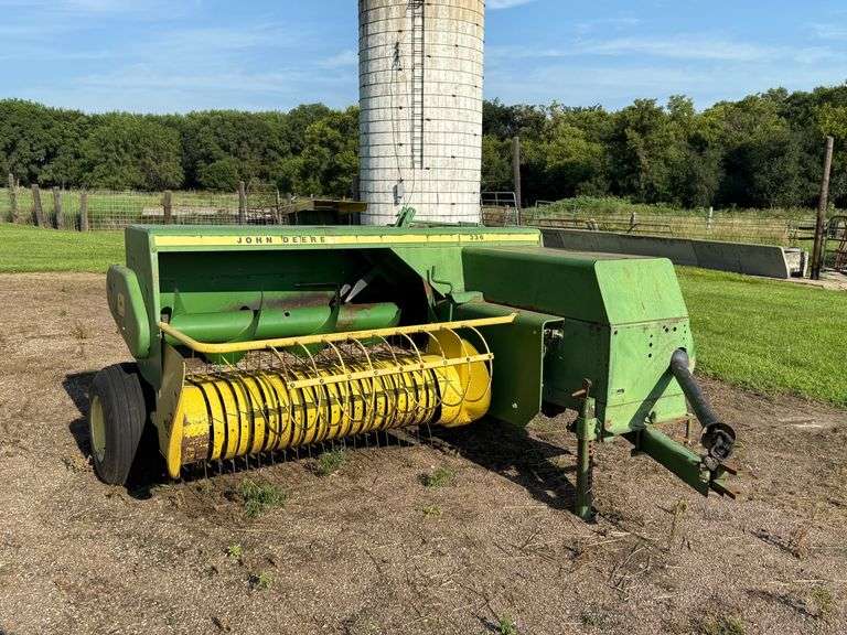 John Deere 336 Small Square Baler, 540 PTO, SN: 013913, Working Unit ...