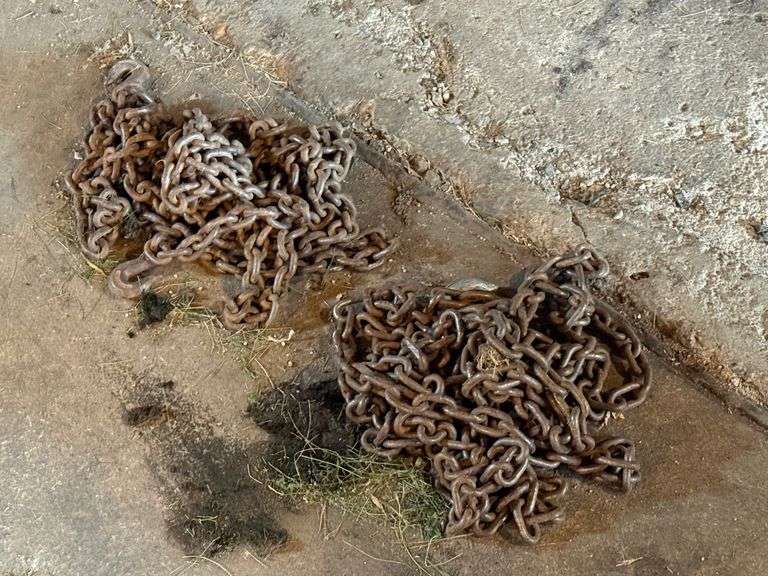 (2) Smaller Diameter Log Chains, Ends Should be Good, Buying All for ...