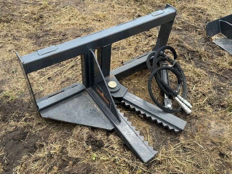 Land Honer Tree Puller, Skid Loader Mount, with Hoses and Ends ...