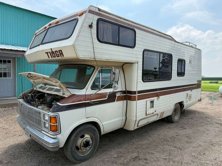 1979 Tioga 22’ Motorhome, Dodge Chasis, 41K Miles, 360 Gas Engine, Onan ...