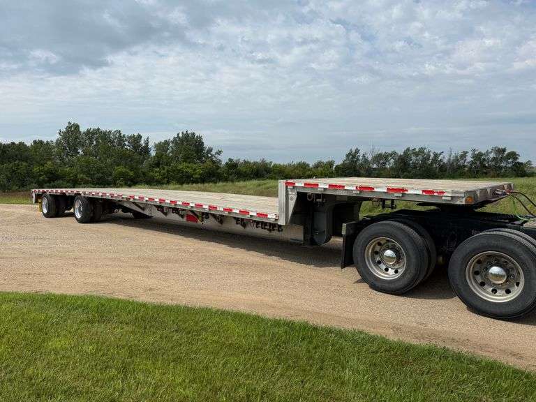 2013 Reitnouer Aluminum Spread Axle Step Deck Trailer, Air Ride, 53’, 9 ...