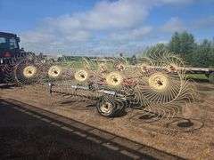 10 Wheel Pull Type Wheel Rake, Hydraulic Lift, Brand: OMI AGC, 14 ...