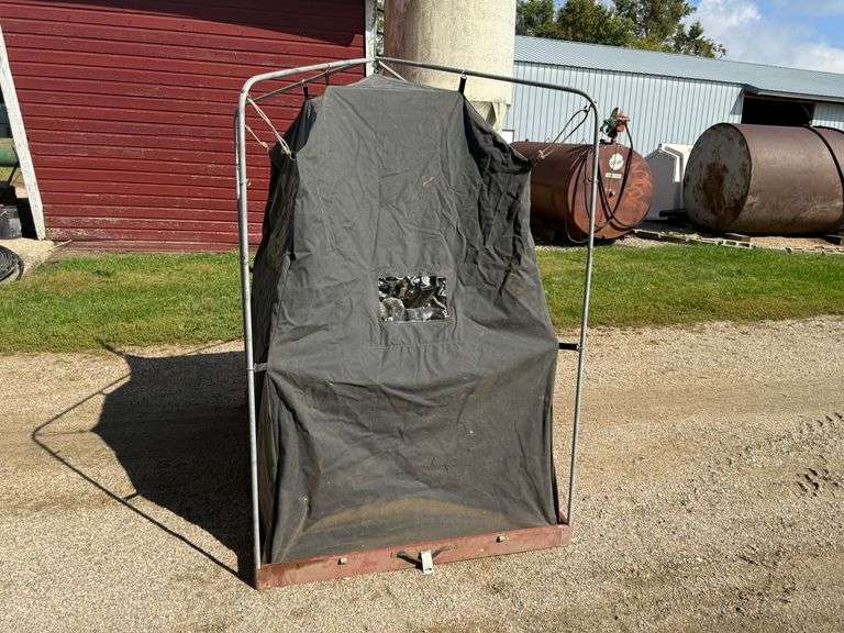 Mankato Portable Suitcase Fishhouse, 3 Holes and Spearing Hole ...